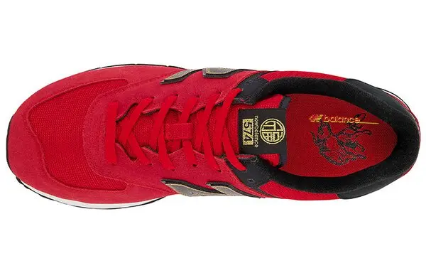 NEW BALANCE 574 Athletic Sneakers - Red