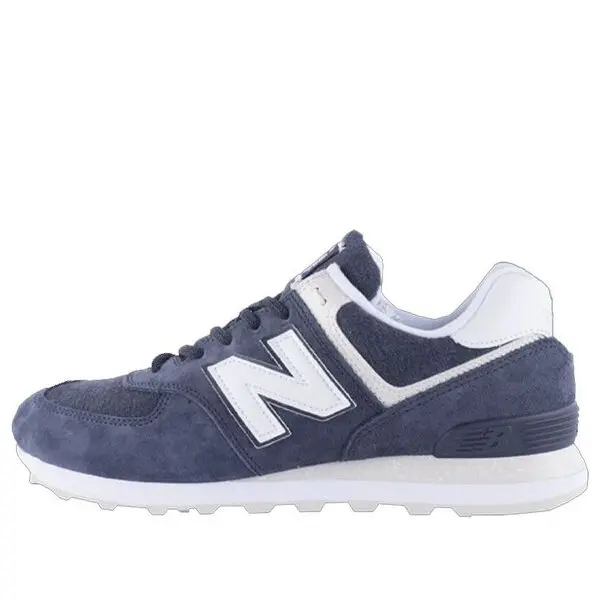 NEW BALANCE 574 "navy Denim" Sneakers - Bluewhitegray