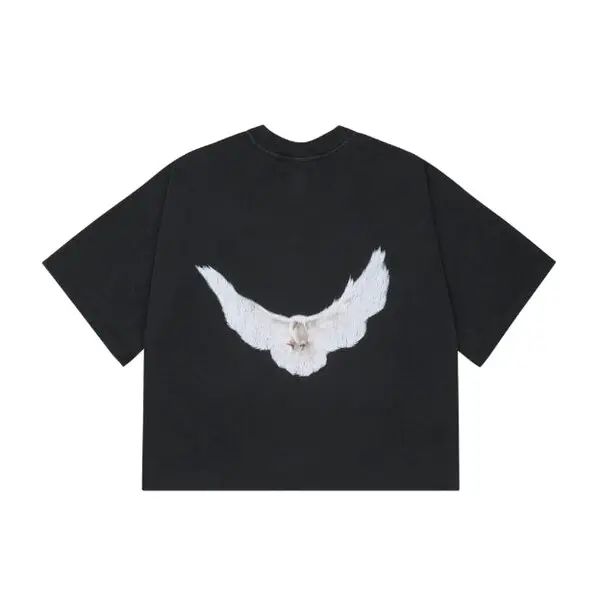Yeezy Ss22 Dove No Seam Washed T-shirt - Black
