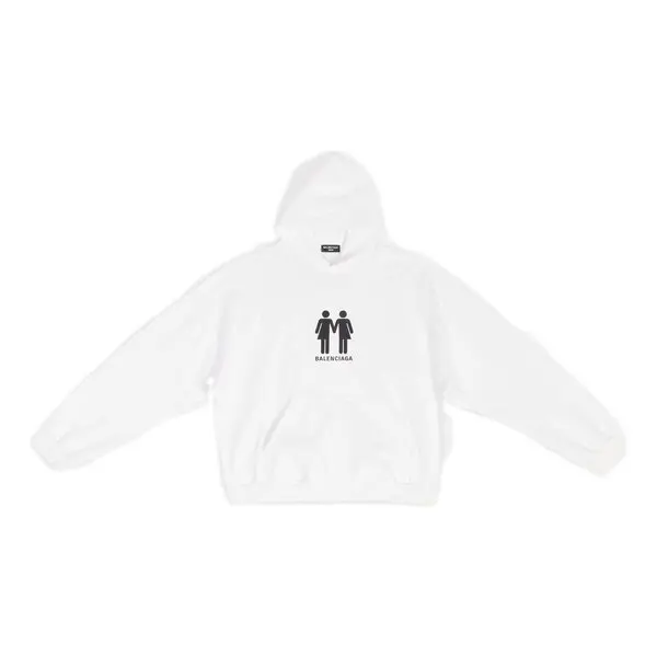 Balenciaga Pride Hoodie - White