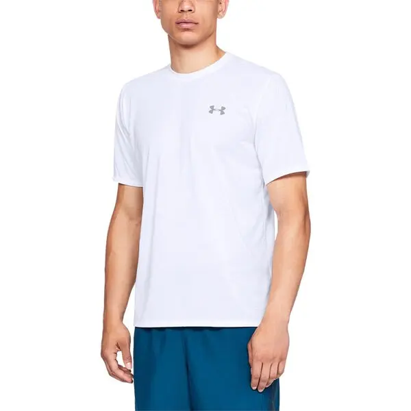 Under Armour Ua Siro Ss Casual Sports Breathable Training Round Neck Short Sleeve - White