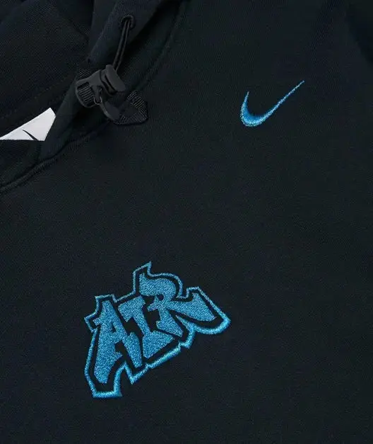 Nike X Off-white Fleece Hoodie Blue