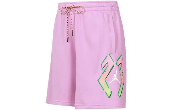 JORDAN Alphabet Pattern Straight Shorts