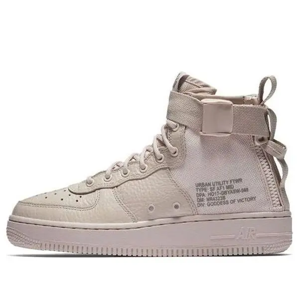 Nike Sf Air Force 1 Mid Sneakers - Tan