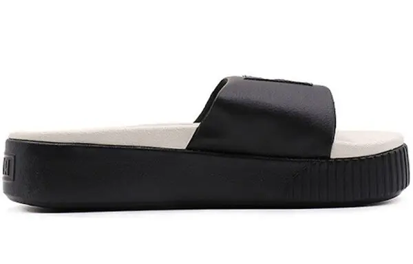 PUMA Platform Slide Sandals - Black