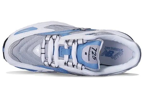 NEW BALANCE 725 "white Team Carolina" Sneakers - Silvergray/white/blue