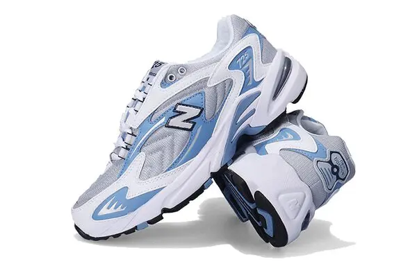 NEW BALANCE 725 "white Team Carolina" Sneakers - Silvergray/white/blue