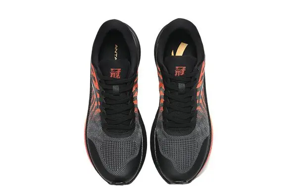 ANTA Champion 2 Athletic Sneakers - Black/orange