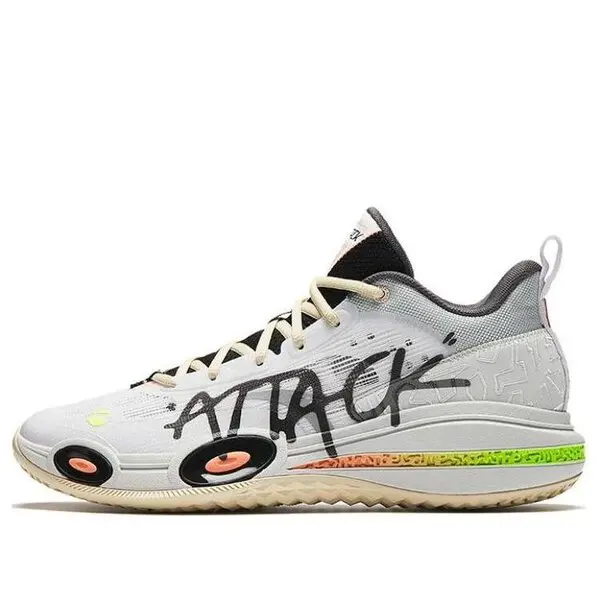 ANTA Attack 1 Sneakers - White/grey/green