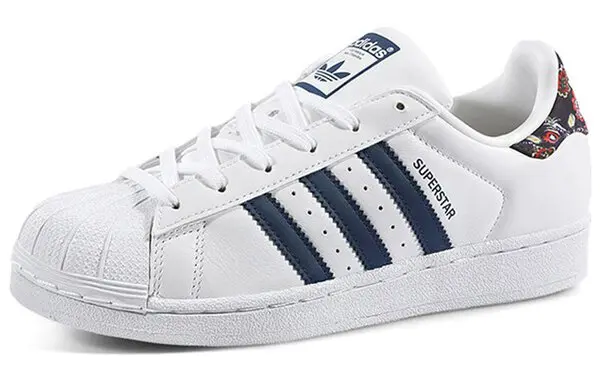 Adidas Superstar W White And Dark Slate