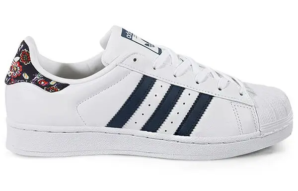 Adidas Superstar W White And Dark Slate