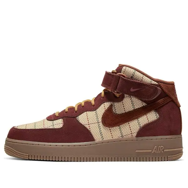 Nike Force 1 Mid '07 Lv8 Sneakers - Brown