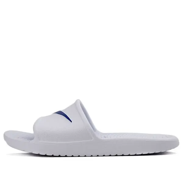 Nike Kawa Shower Slides - White/blue