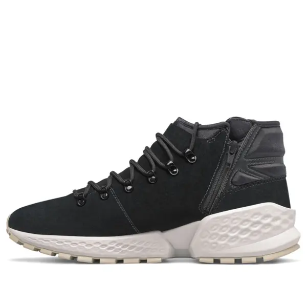 NEW BALANCE High Top Lace Up Sneakers - Black