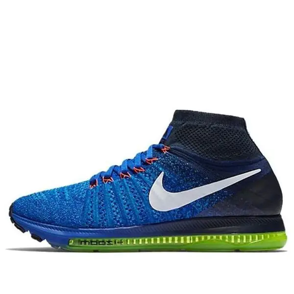 Nike Zoom All Out Flyknit 'racer Blue' Sneakers - Black/blue/green