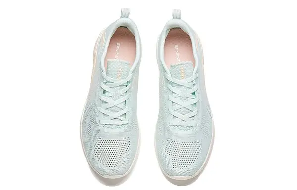 ANTA Hydrogen Run 2 Athletic Sneakers - Light Blue/pink/white