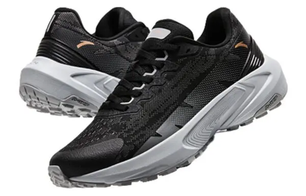 ANTA Qilian Sneakers - Black/grey/orange