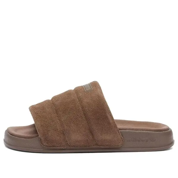 Adidas Originals Adilette Essential Slides - Brown