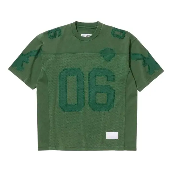 Supreme X Mm6 Maison Margiela Cotton Football Jersey - Green