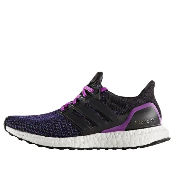 Adidas Ultraboost 2.0 Athletic Sneakers - Black/purple