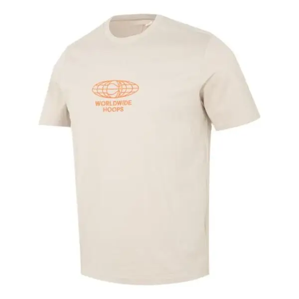 Adidas Polo Estampado Worldwide Hoops Globe Basketball T-shirts Asia Sizing - Beige