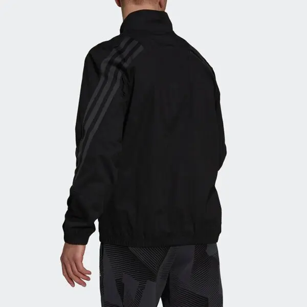 Adidas Future Icon Stripe Woven Stand Collar Track Jacket