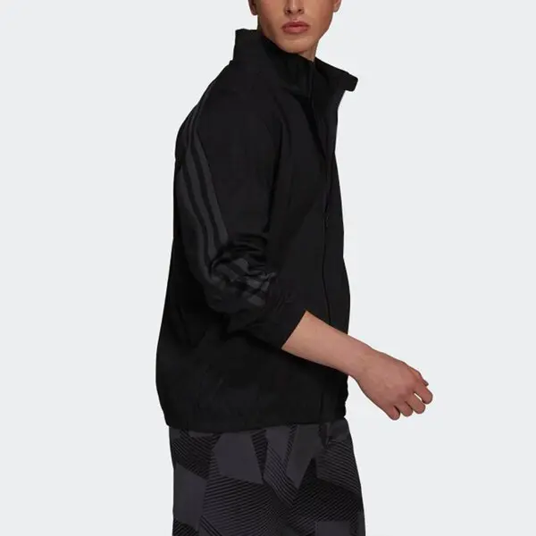 Adidas Future Icon Stripe Woven Stand Collar Track Jacket