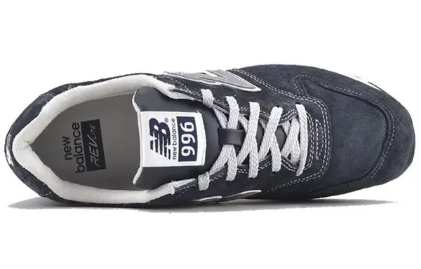NEW BALANCE 996 Deep Blue Athletic Sneakers - Gray