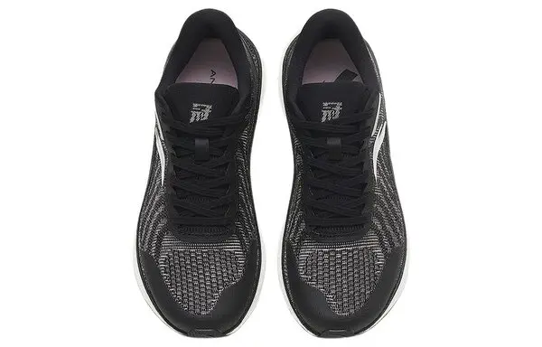 ANTA Champion Athletic Lace-up Sneakers - Black/white/grey