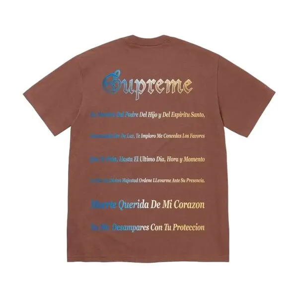 Supreme Ss26 Grim Reaper T-shirt - Brown
