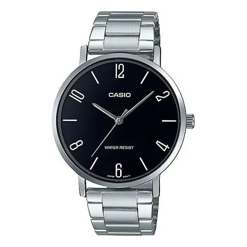 Casio Dress Series Stainless Steel Quartz Watch - Black