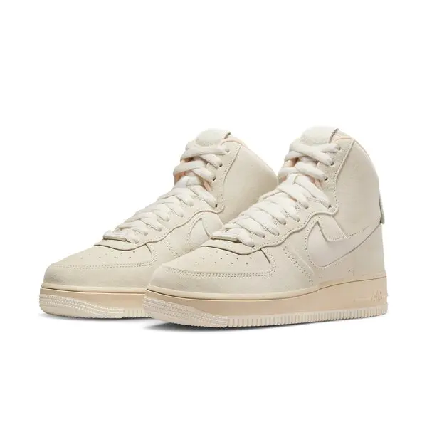 Nike Force 1 Sculpt High Top Sneakers - Sail/sesame/pure Platinum
