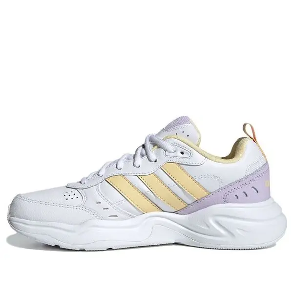 Adidas Neo Strutter Low Top Sneakers - White/purple/yellow