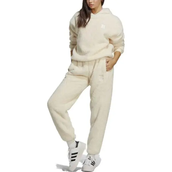 Adidas Essentials+ Fluffy Teddy Jogger Pants