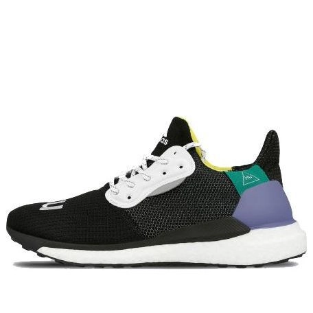Adidas Pharrell X Solar Hu Glide Sneakers - Black