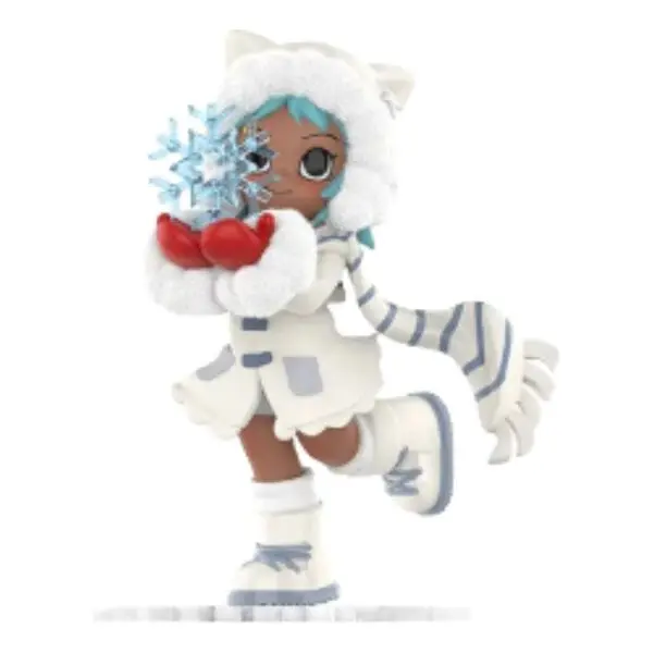 POP MART Lil Peach Riot Holiday Mixtape Series Figure 'frankie- It's Snowing - Multi-color