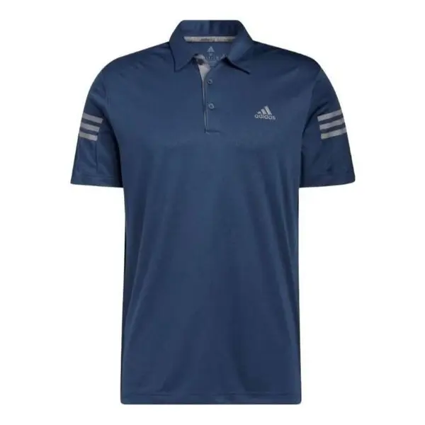 Adidas 3-stripes Polo Shirt - Blue