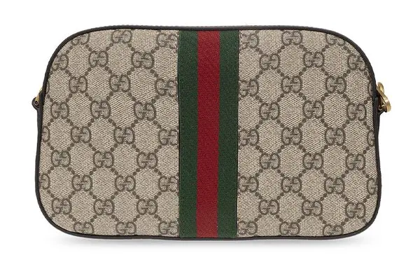 Gucci Ophidia Gg Small Shoulder Bag - Beige/ebony