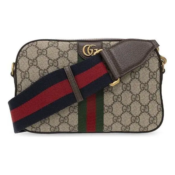 Gucci Ophidia Gg Small Shoulder Bag - Beige/ebony