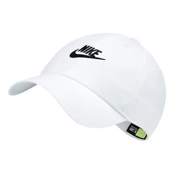 Nike Heritage 86 Futura Washed Cap - White/black
