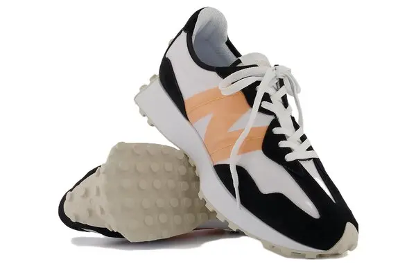 NEW BALANCE 327 Sneakers - White/orange/black