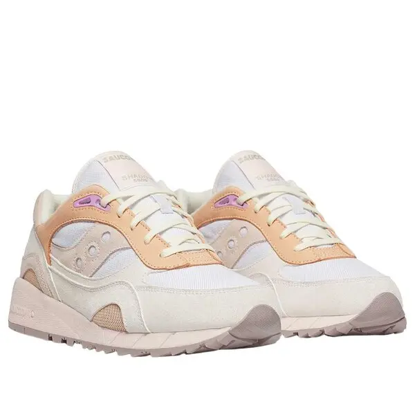 Saucony Shadow 6000 Surf Pack Sneakers - White/peach