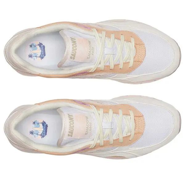 Saucony Shadow 6000 Surf Pack Sneakers - White/peach