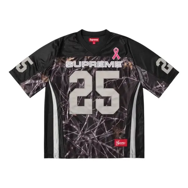 Supreme Breast Cancer Awareness Football Jersey - Black
