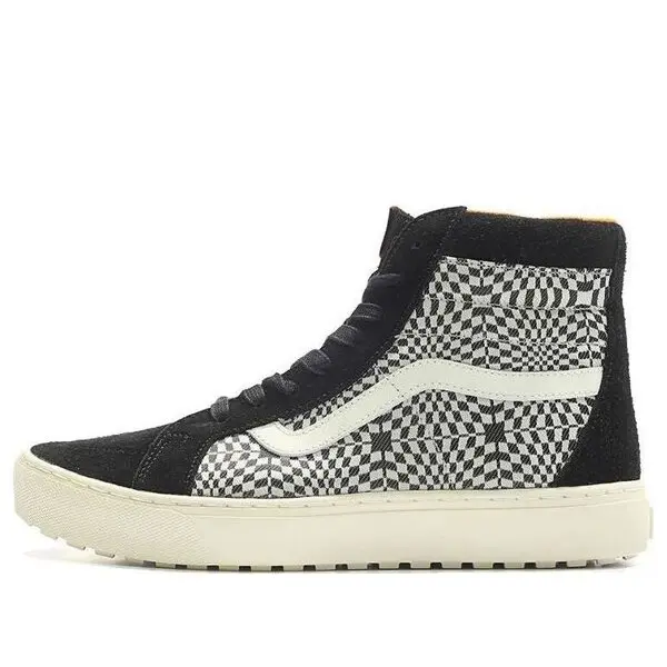 VANS London Undercover X Sk8-hi Mte Cup Lx Optical Checkerboard High Top Sneakers - Black