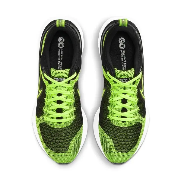 Nike React Infinity Run Flyknit 2 Sneakers - Volt/volt-black