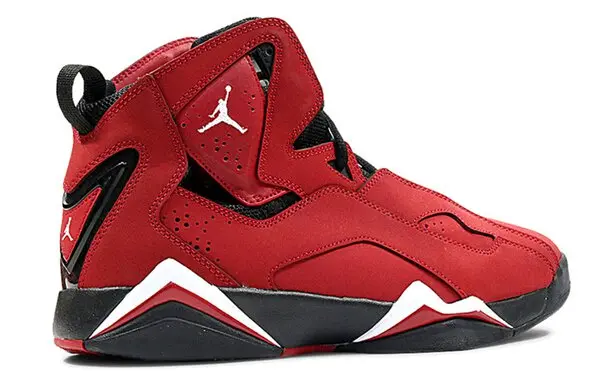 JORDAN 7 True Flight High-top Sneakers - Black/red