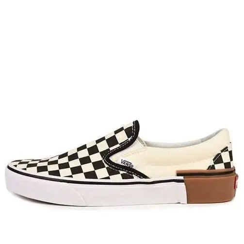 VANS Classic Slip-on Checkerboard Gum Block - Black