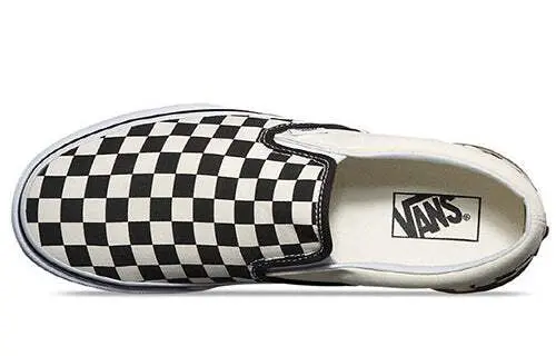 VANS Classic Slip-on Checkerboard Gum Block - Black