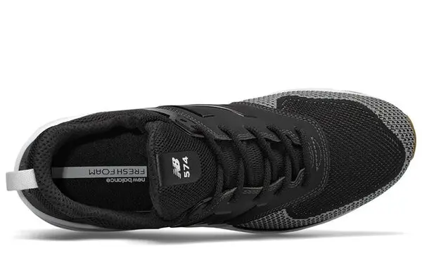 NEW BALANCE 574 Sport Lace Up Sneakers - Black/gray